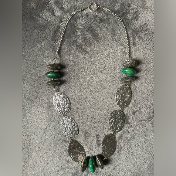 unbranded | Jewelry | Nwot Unbranded Silver Metal Blue Green Turquoise ...